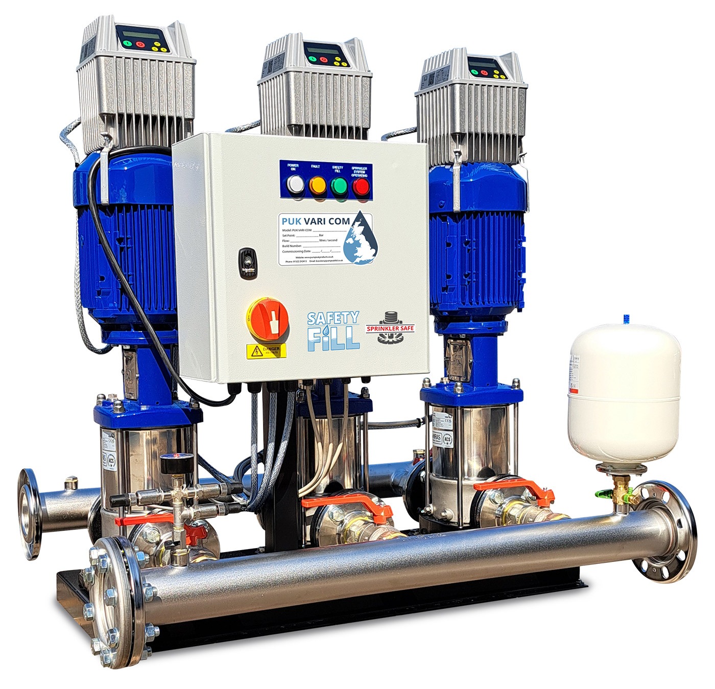PUK VARI COM - Commercial Grade Mains Water Booster Pump Range